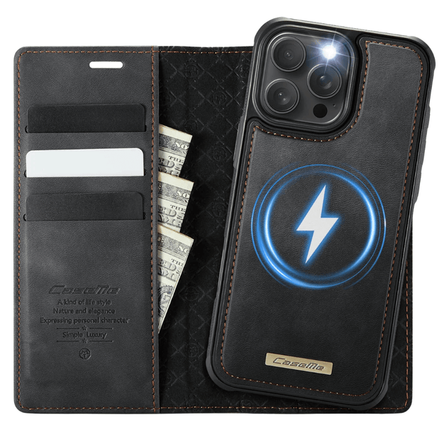 iPhone Case | Quae Leather Flip MagSafe Wallet Case | For iPhone Series ...