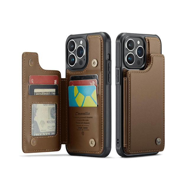 Redeo RFID Blocking Wallet iPhone Case, Double Magnetic Clasp ...